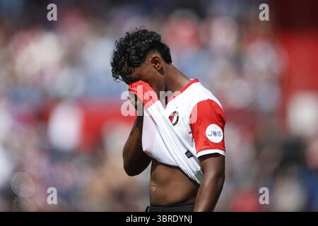 ROTTERDAM - Jaden Slory of Feyenoord during the practice match between ...