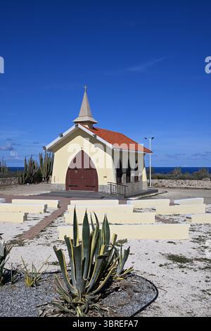 Scenic view of Alto Vista Chapel in Aruba Stock Photo - Alamy