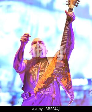 Kerry King of Slayer performs at the Festival d'été de Québec on July ...