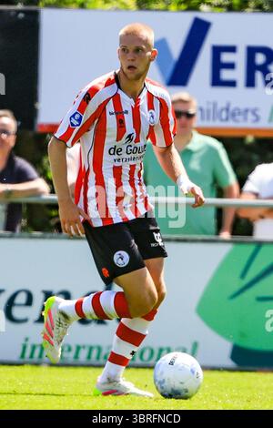 's-Gravenzande - Tijs Velthuis Player of Sparta Rotterdam during a ...