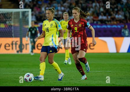 ZURICH - Filippa Angeldahl of Sweden during the European Championship ...