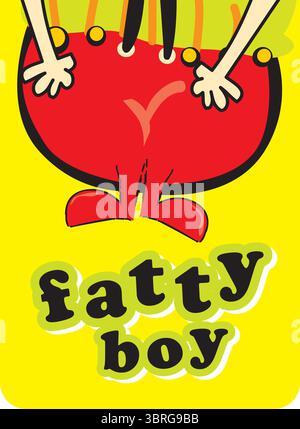 fatty boy vector set Stock Vector Image & Art - Alamy