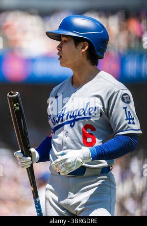 Los Angeles Dodgers Hyeseong Kim takes part in a practice before Game 1 ...