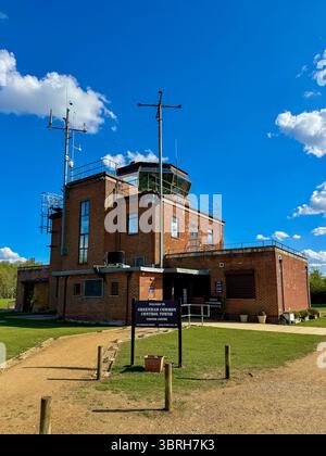 Greenham Common, West Berkshire. Former RAF and USAAF airfield, with ...