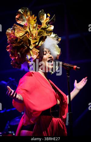 Lady Blackbird – real name Marley Siti Munroe - performs live at Parco ...