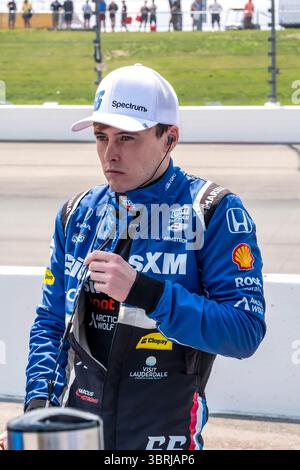 NTT INDYCAR SERIES driver, MARCUS ARMSTRONG (66) (NZL) of Christchurch ...