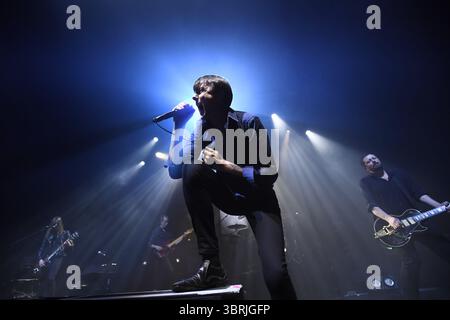 LONDON, ENGLAND - DECEMBER 15: Neil Codling, Mat Osman, Brett Anderson ...