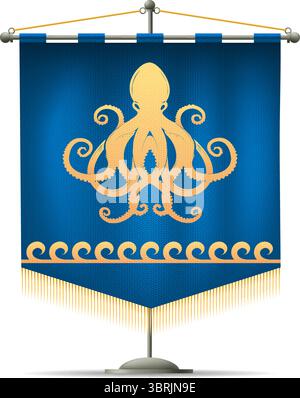 cartoon heraldry banner Stock Vector Image & Art - Alamy