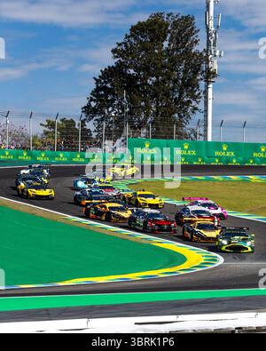 start of the race, depart, 10 BARRICHELLO Eduardo (bra), McINTOSH ...