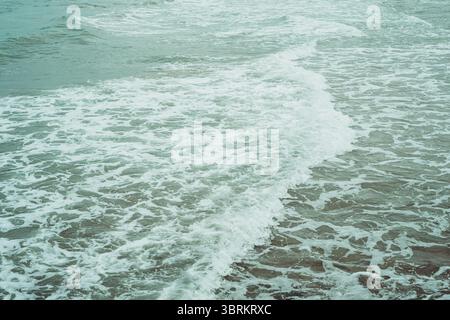 Abstract foam patterns in vintage sea tones Stock Photo - Alamy