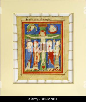 Manuscript Leaf from a Book of Pericopes (reverse Stock Photo - Alamy