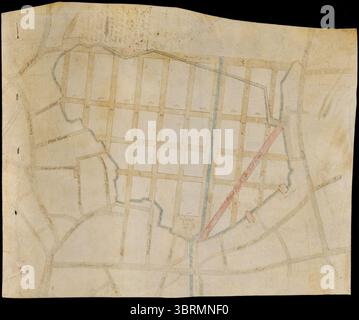 Manuscript plan of the Bulfinch Triangle, Boston, MA : [sheet 1 ...