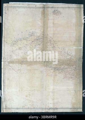 Map of portions of Ambala and Ludhiana, 1846 Stock Photo - Alamy