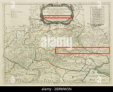 Map of Ukraine 1600 Stock Photo - Alamy