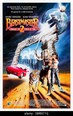 Marc Singer & Kari Wuhrer Film Beastmaster 2: Through The Portal Of ...