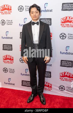 July 19, 2025: New York City FC forward Andres Perea (8) kicks a first ...