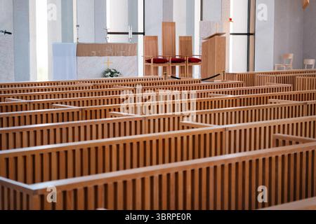 Church Interior Natural Stock Photo - Alamy