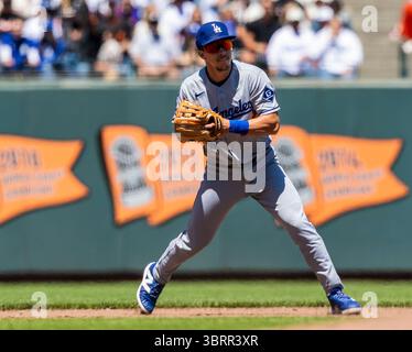 Los Angeles Dodgers' Tommy Edman celebrates his solo home during the ...