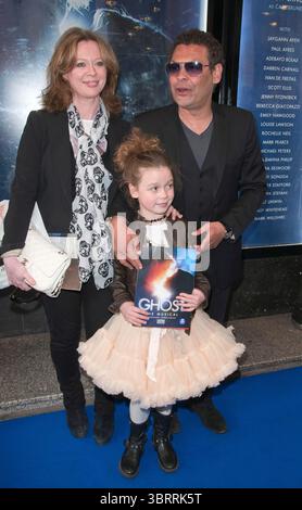 Craig Charles and family at the gala night of "Ghost: The Musical" at ...