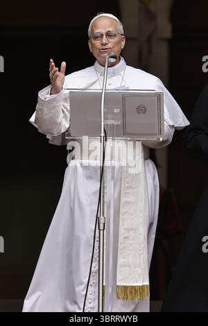 Castel Gandolfo, Italy. 13th July, 2025. Pope Leo XIV celebrates a Mass ...