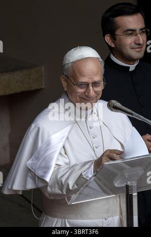 Edgard Iván Rimaycuna Inga, personal secretary of Pope Leo XIV, during ...