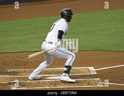 Washington Nationals' Luis Garcia bats during a baseball game against ...