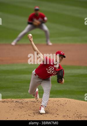 Cincinnati Reds' Sonny Gray (54) in an intrasquad game during team ...