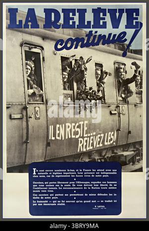 Propaganda poster of the Vichy government Stock Photo - Alamy