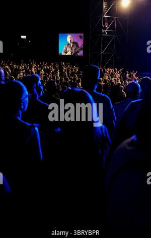 The American singer, songwriter and musician Israel Nash performs a ...