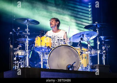 Oslo, Norway. 25th, June 2025. The English rock band Muse performs a ...