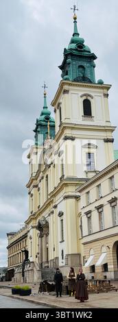 Holy cross church in Warsaw, Poland Stock Photo - Alamy