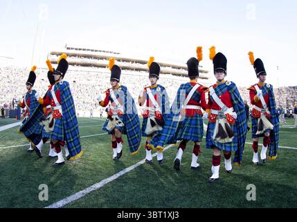September 14, 2019: The Irish Guard perform the Victory Clog after NCAA ...