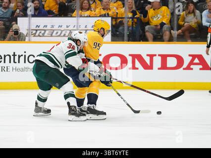 Minnesota Wild right wing Mats Zuccarello plays during an NHL hockey ...