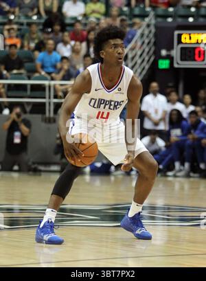 Los Angeles Clippers guard Terance Mann (14) during an NBA basketball ...