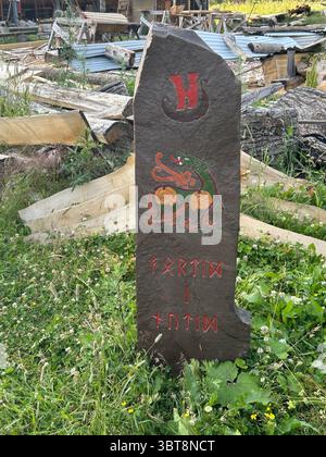 Norwegian Rune Sign Stock Photo - Alamy