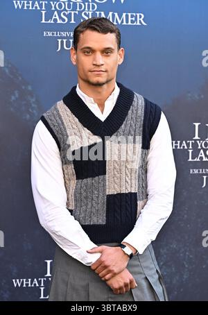 Tyriq Withers arriving to the premiere of “HIM” held at the TCL Chinese ...