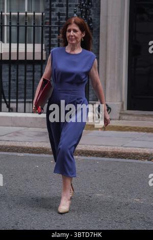 Baroness Chapman of Darlington leaves 10 Downing Street, London ...