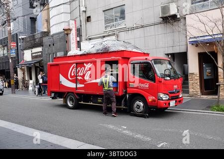 A Coca-Cola van in Kyoto, Japan Stock Photo - Alamy