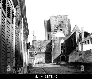 WW1 MESSINES CHURCH 1914 Stock Photo - Alamy