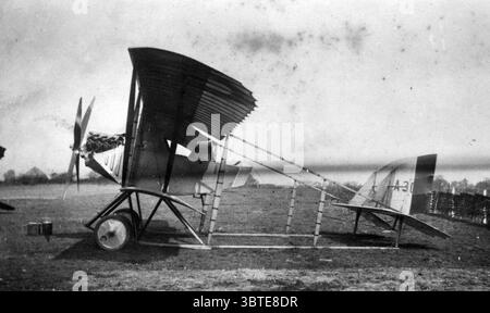"Caudron" biplane - widely used in World War I as a reconnaissance ...
