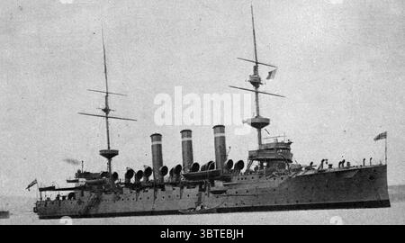HMS Highflyer the lead ship of the Highflyer class cruiser which served ...