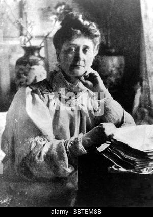 Mrs May French Sheldon, the Lady African Traveller. 1909 Stock Photo ...