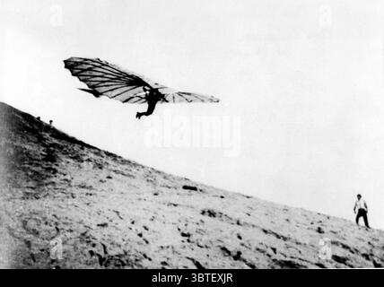 Lilienthal in flight Stock Photo - Alamy