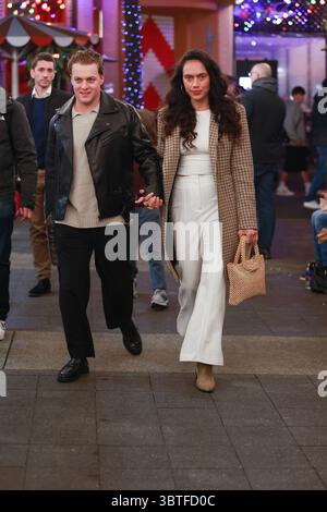 Lachlan Dearing, Angelina Thomson attend the Sydney premiere of ...