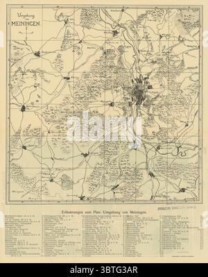 Meiningen Map, Meiningen Stadt, Meiningen City, Meiningen Plan ...