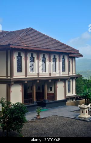 Outer view of an old house (wada), named Dhepewada, Girivan, Near Pune ...