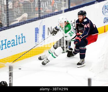 Dallas Stars' Roope Hintz skates avianst the Carolina Hurricanes during ...