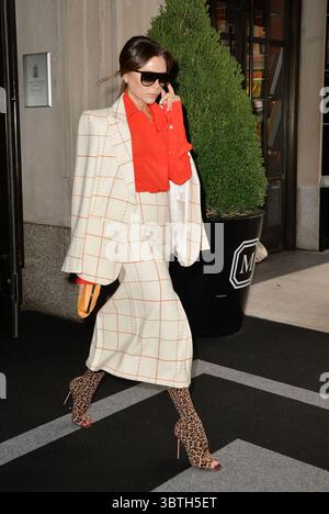 New York - NY - 20191017 Victoria Beckham makes a bold fashion ...