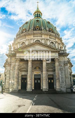 The Marble Church in Copenhagen, with its majestic dome and ornate ...