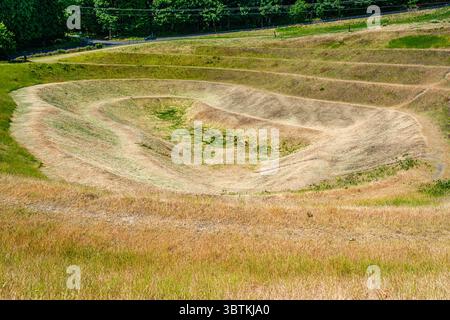 A view of earthworks park Johnson Pit #30 in Seatac, Washington Stock ...